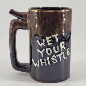 unbranded | Dining | Vintage Wet Your Whistle For Your Beer Mug Ceramic ...